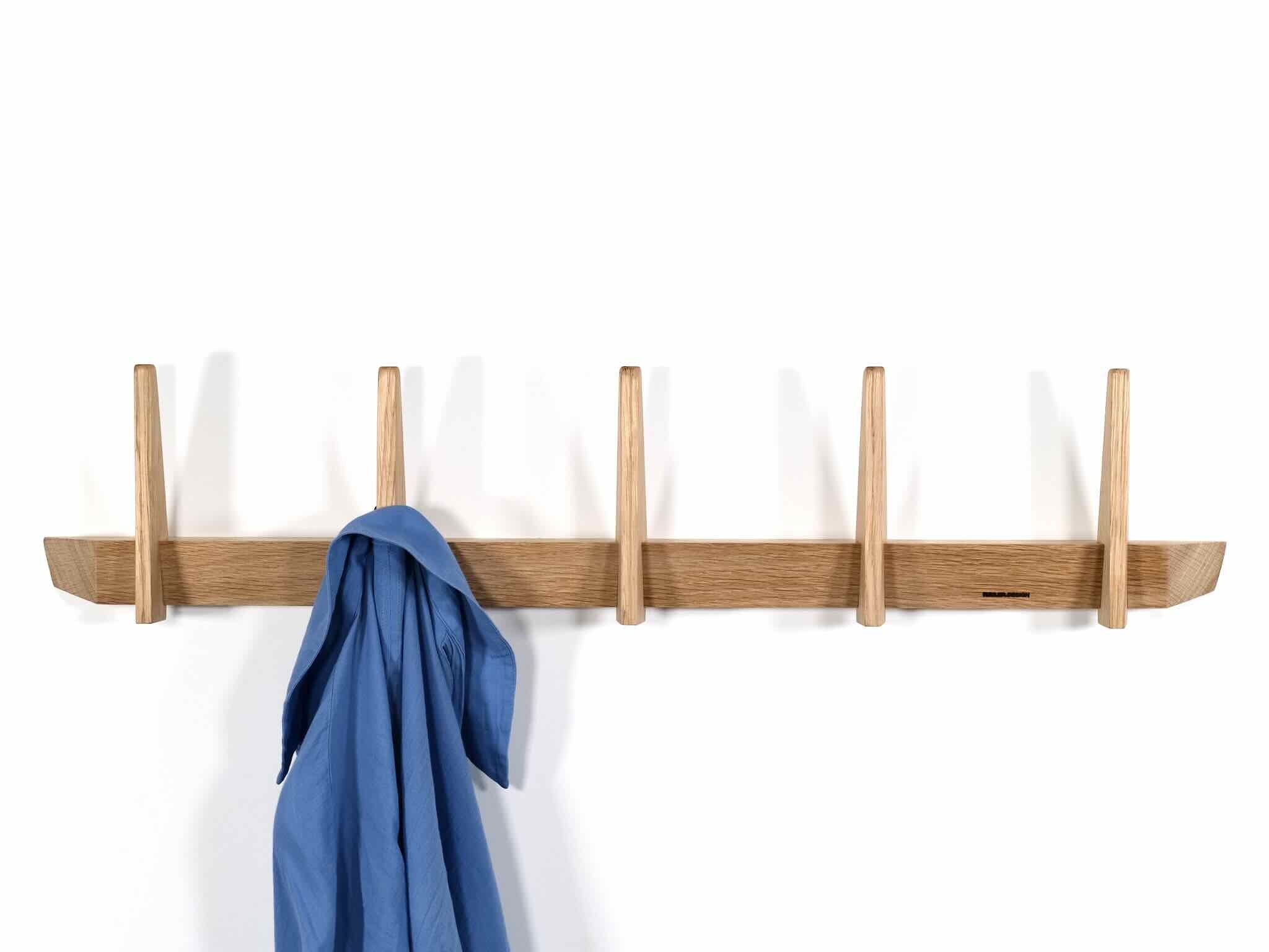 Knagerække eg, 75cm – HJULER DESIGN